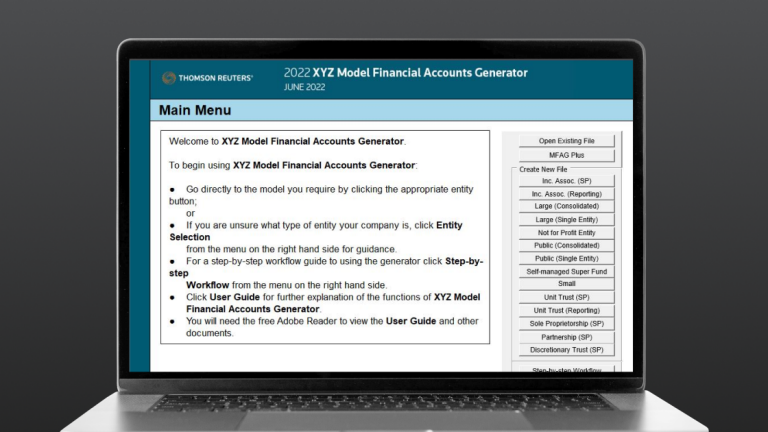 XYZ Model Financial Accounts: Save time on financial reporting | New ...